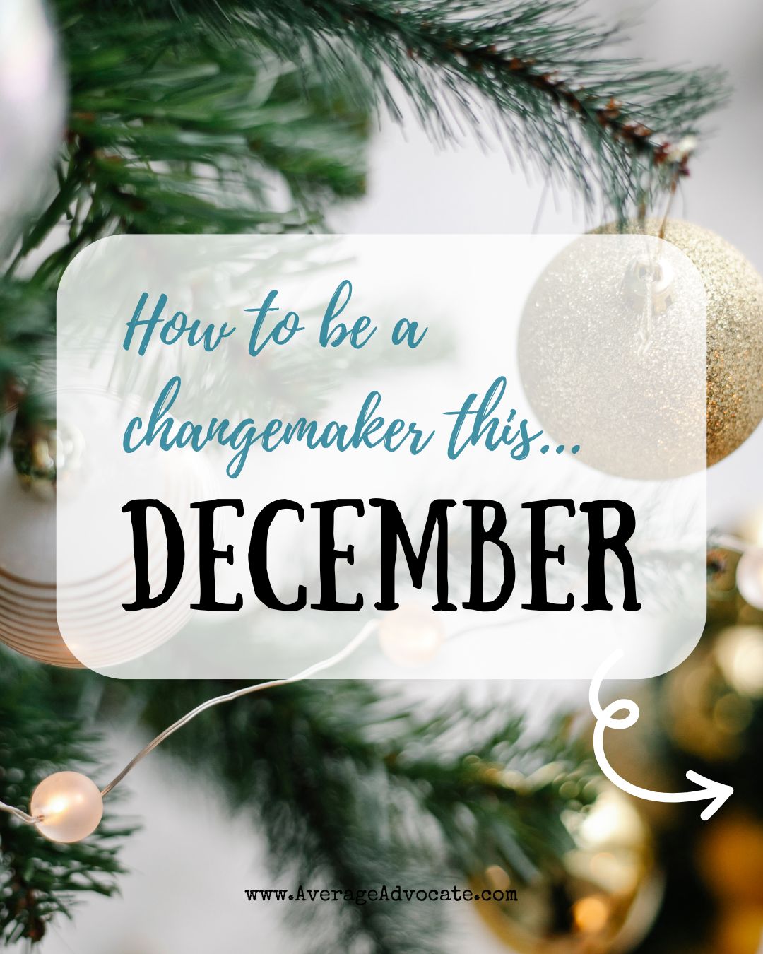 December Social Good Awareness, Advocacy, and Activism Days - The ...